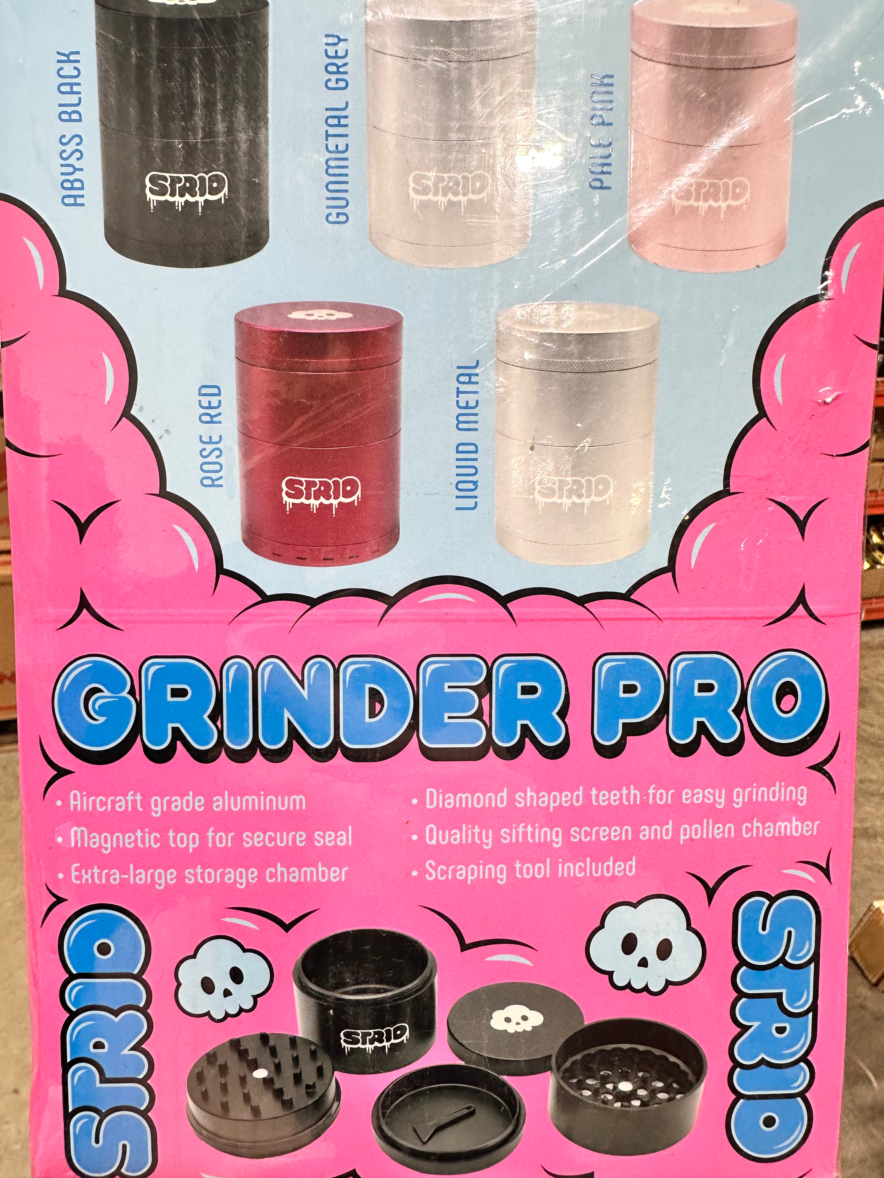 Strio Tobacco Grinder Pro 5pc Aircraft Grade Aluminum Magnetic Grinder With Extra Large Chamber ...