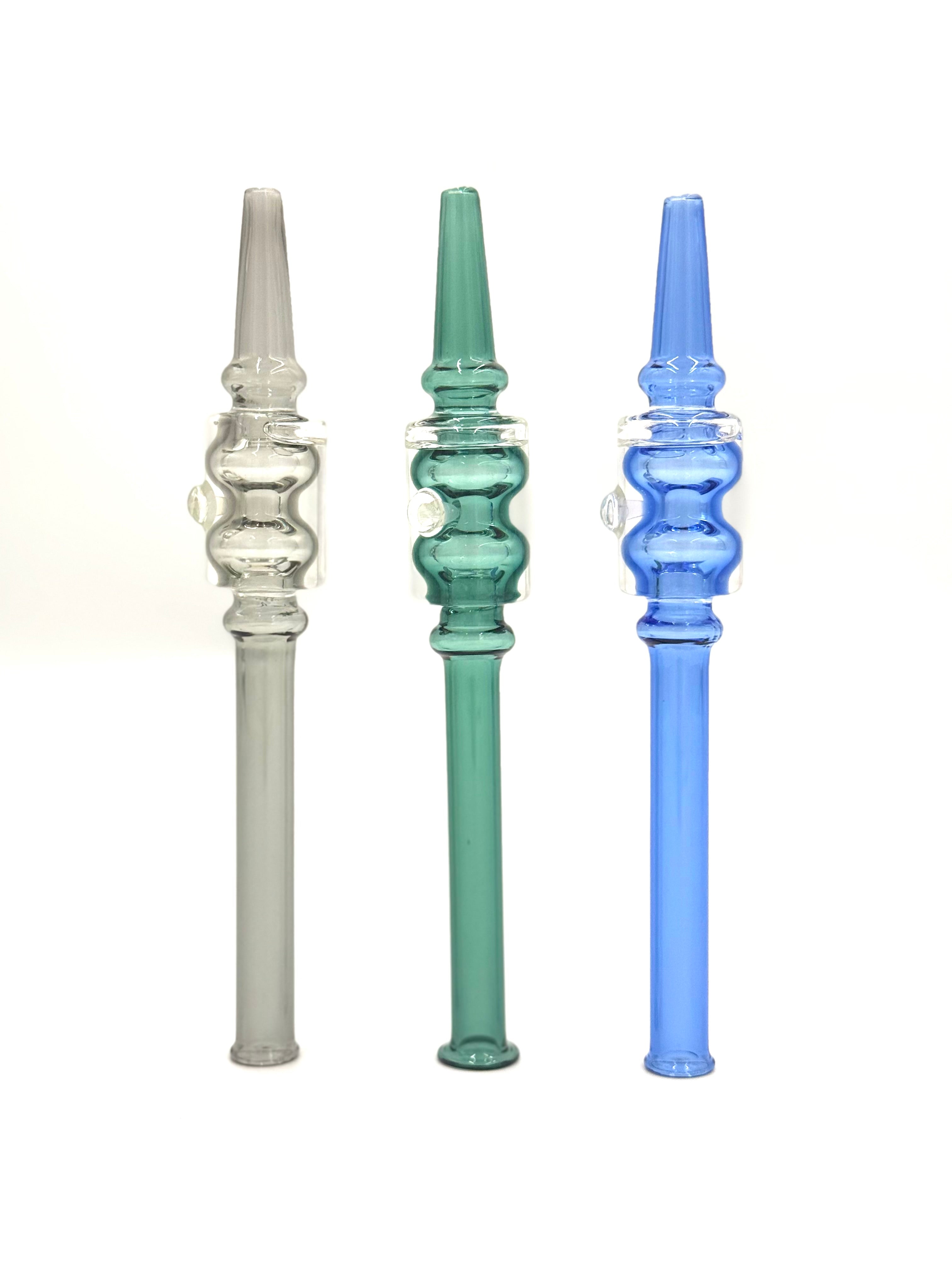 7’’ Liquid Pointed Honey Straw Nectar Collector 5pc HS-513 Assorted Co