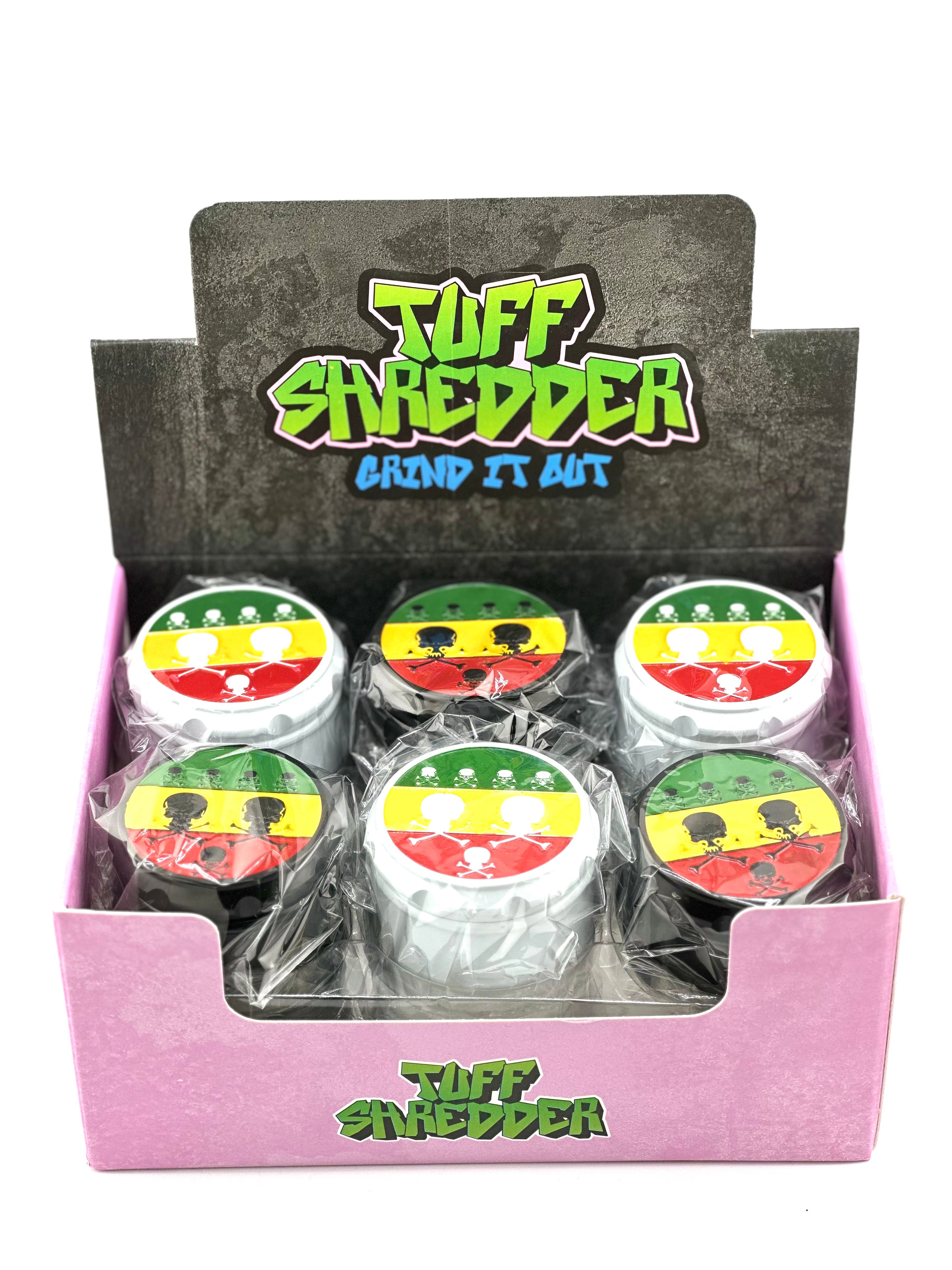 Tuff Shredder Grinder 4pc Skull Mixed Color 12ct Box #TS1037 | Best ...