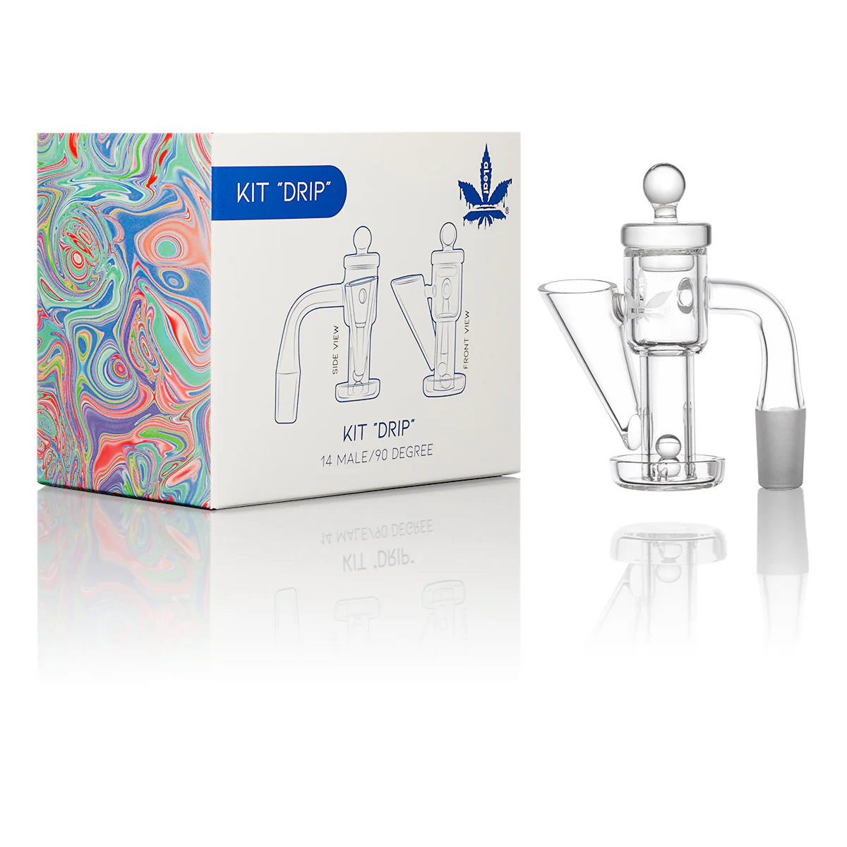 Aleaf Kit Drip 20mm Terp Slurper Quartz Banger Glass Carb Cap 14M/90D