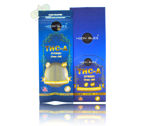 Moon Buzz THC-A Pre-Rolls 2000mg 4g 2 Joints 6ct Display Box | Best ...